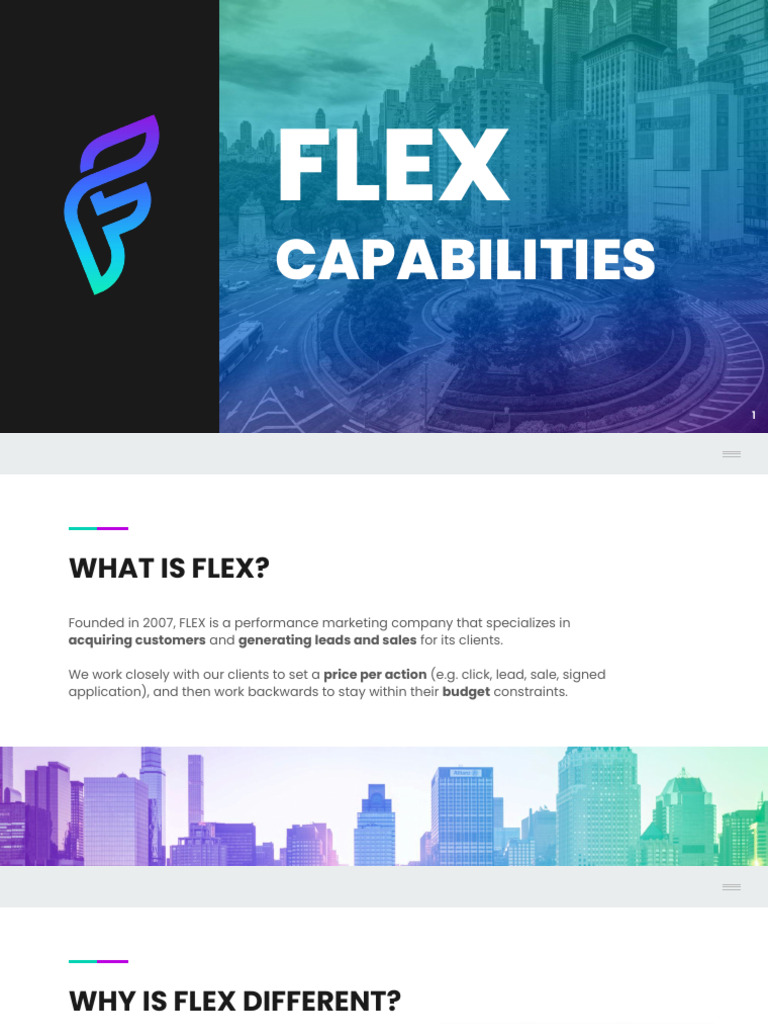 Flex Capabilities Deck 2024 | PDF | Mobile App | Interactive Voice Response