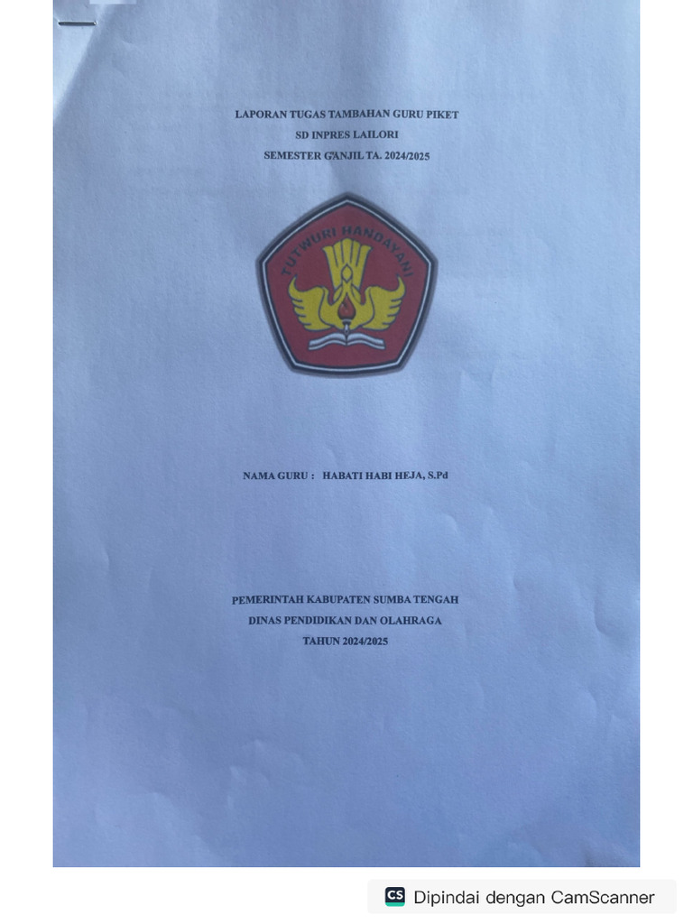 Tugas Tambahan Habati Habi Heja | PDF