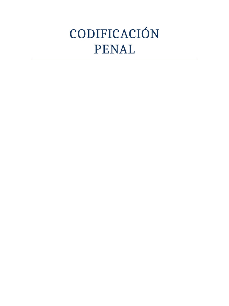 Historia del Código Penal Español | PDF | Ley Pública | Justicia