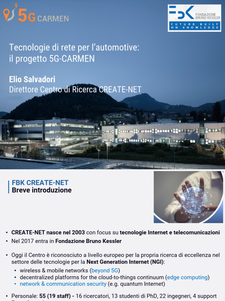 ESalvadori Overview - 5G CARMEN | PDF | Electronics | Telecommunications