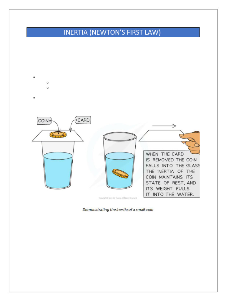 Inertia | PDF | Inertia | Force