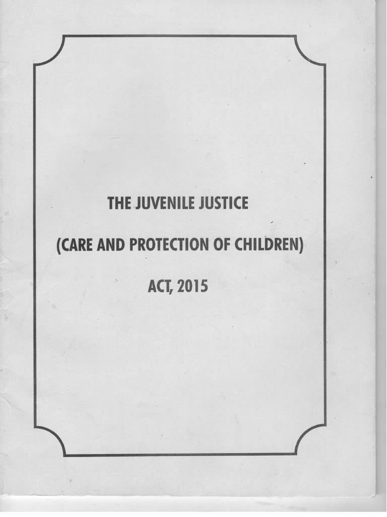 JJ Act 2015 | PDF