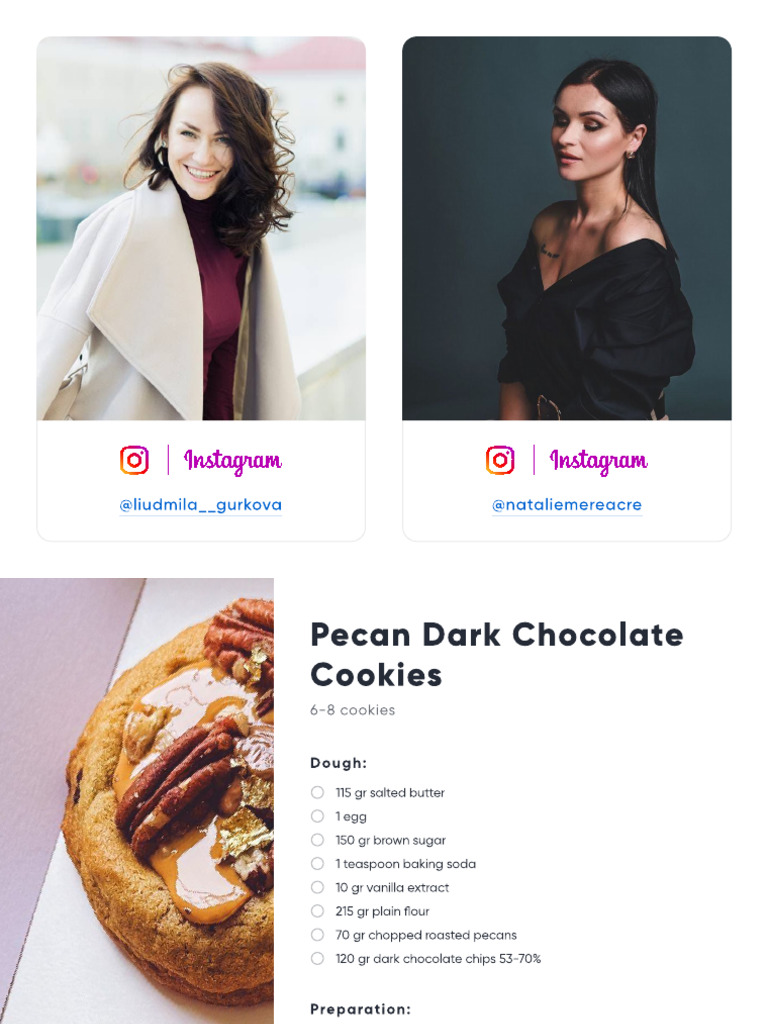 Chocolate Chip Cookies | PDF | Baking | Butter