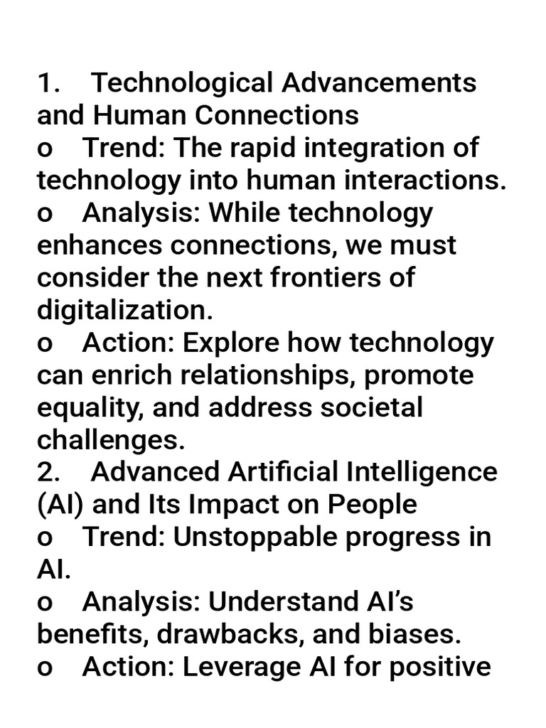 _1._Technological Advancements and Human Connections_o_Trend_ The rapid ...