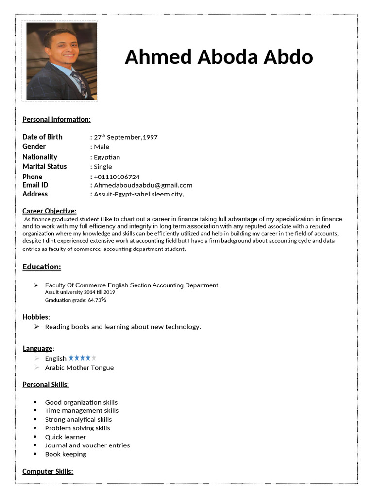 Ahmed Aboda CV Updated | PDF