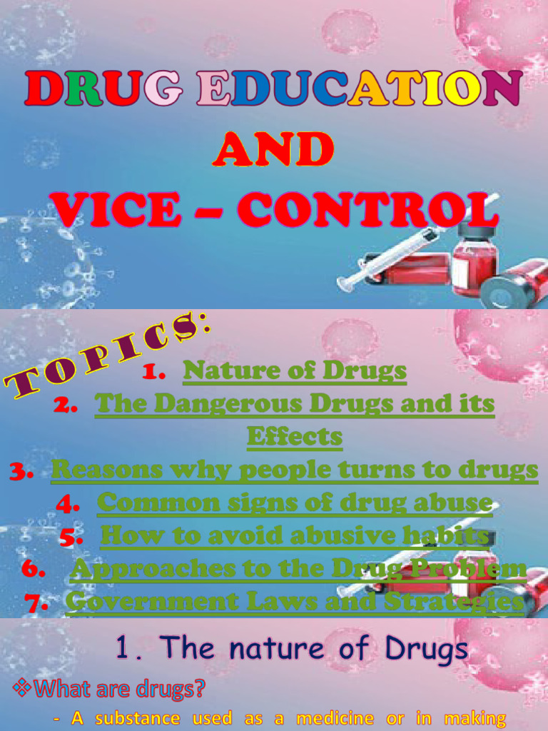 Drug Education Finale | PDF | Narcotic | Cocaine