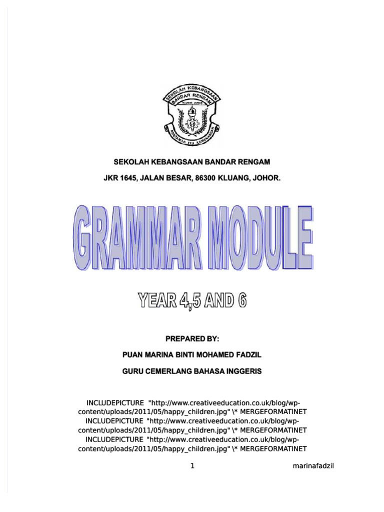 Grammar Module Year 4,5 and 6 | PDF | Language Families | Linguistics