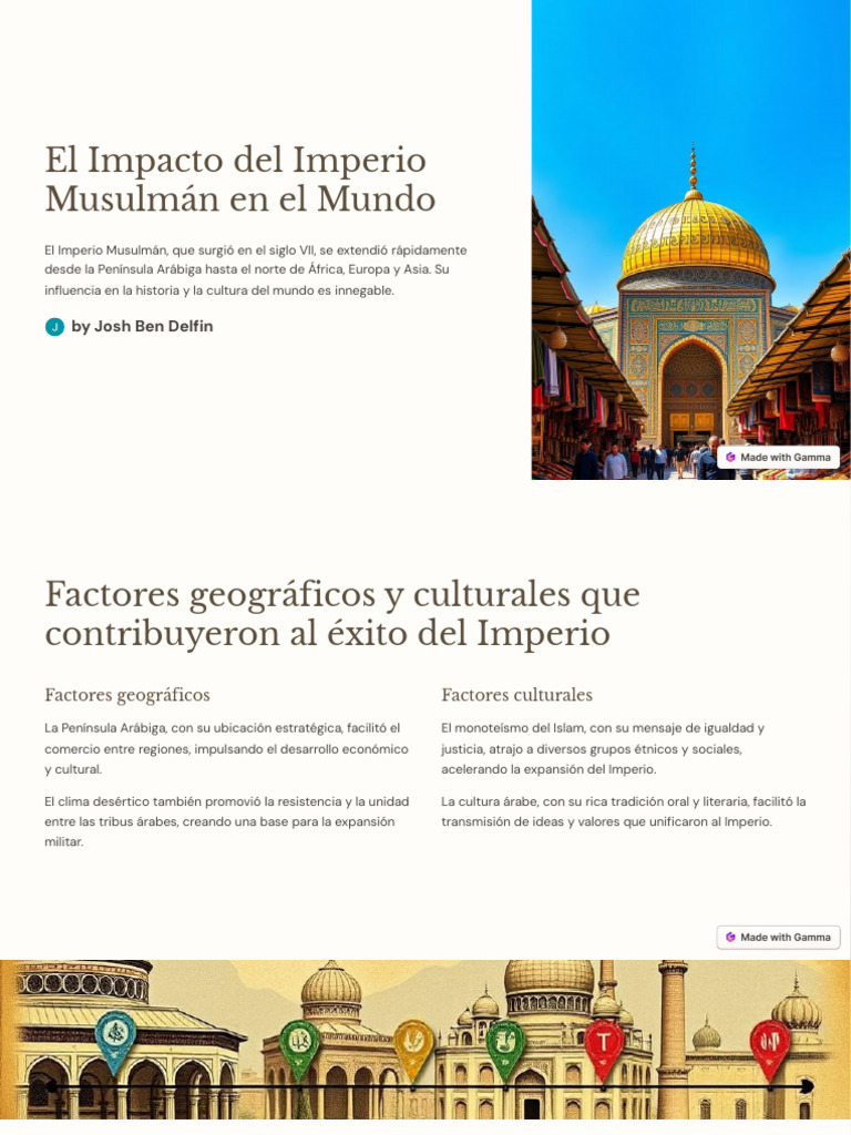 Impacto del Imperio Musulmán Global | PDF | Califato | imperio Romano