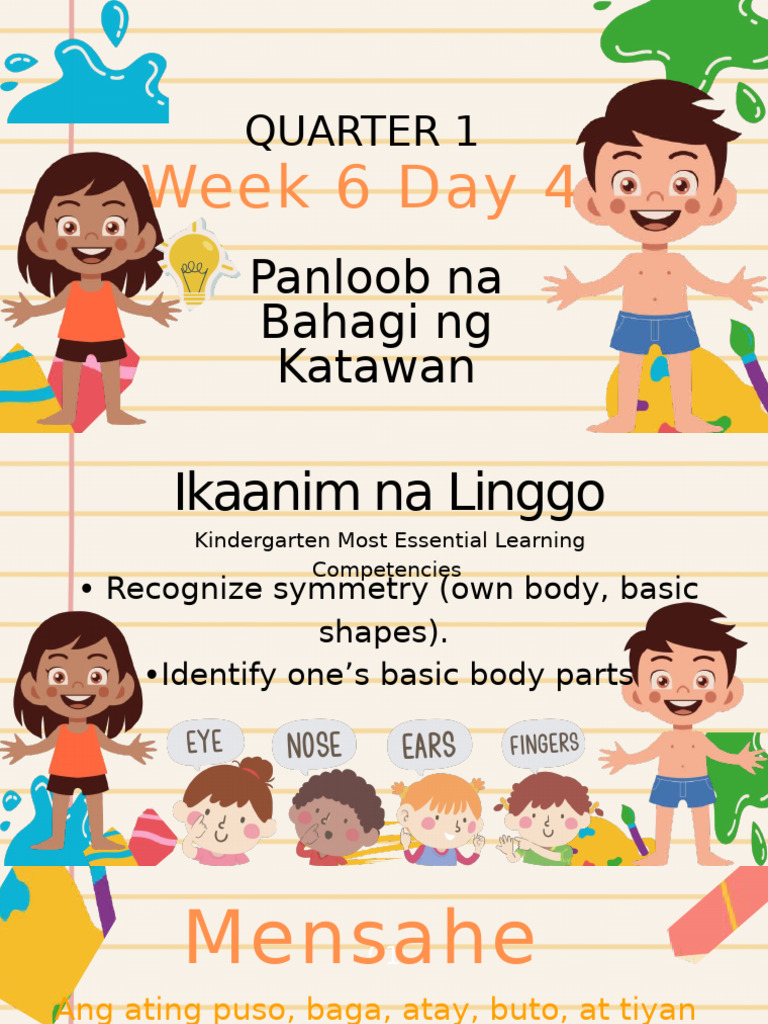 Quarter 1: Week 6 Day 4 | PDF