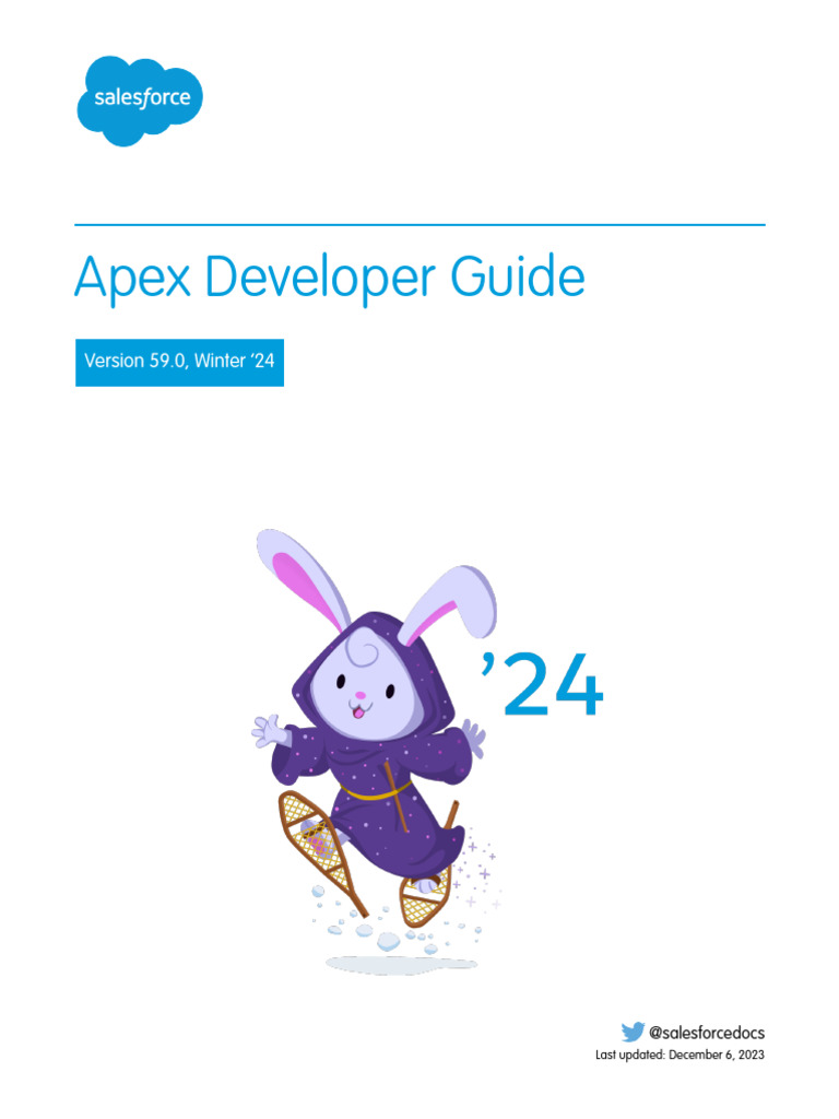 Salesforce Apex Developer Guide | PDF | Dynamic Web Page | Class (Computer Programming)