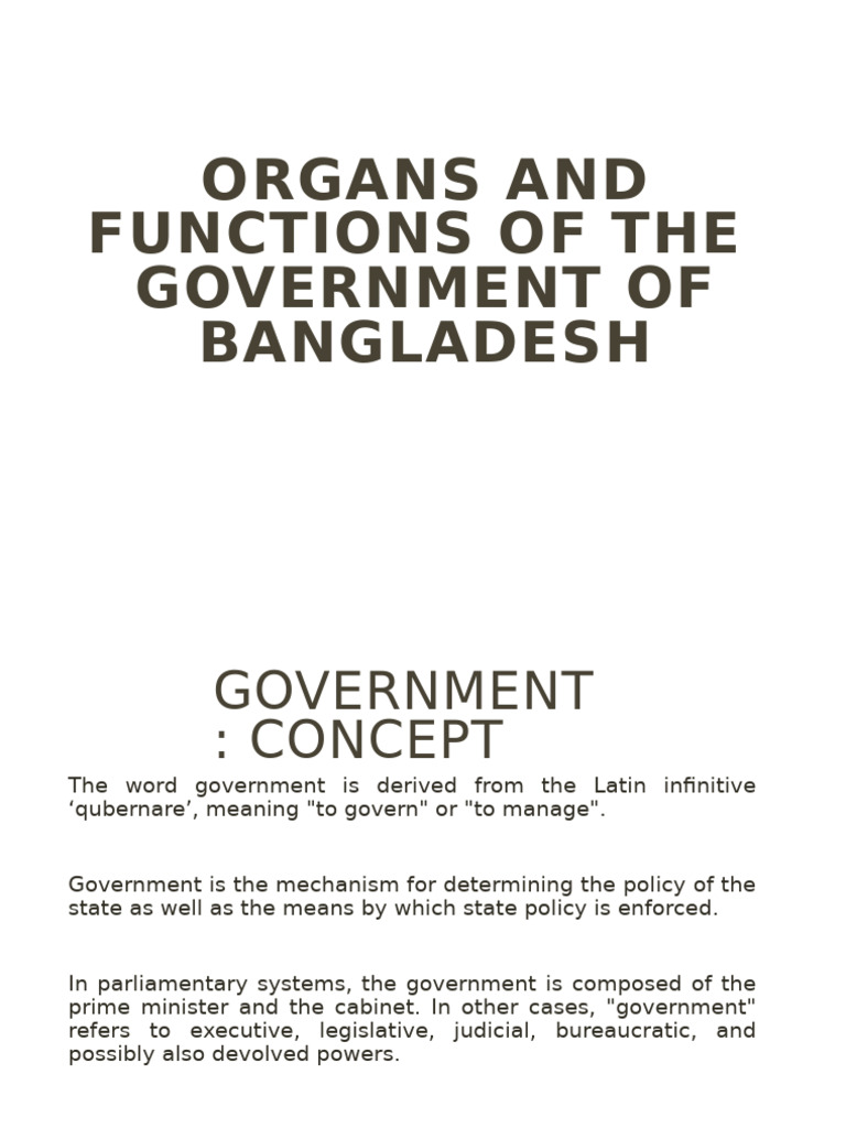 Lecture 5 Organs and Functions of The GoB | PDF | Appeal | Legislature
