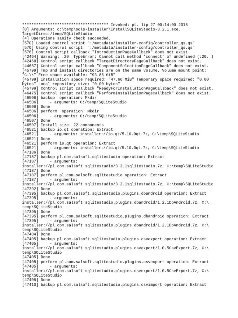 Installation Log | PDF | Computer Data Storage | Operating System ...