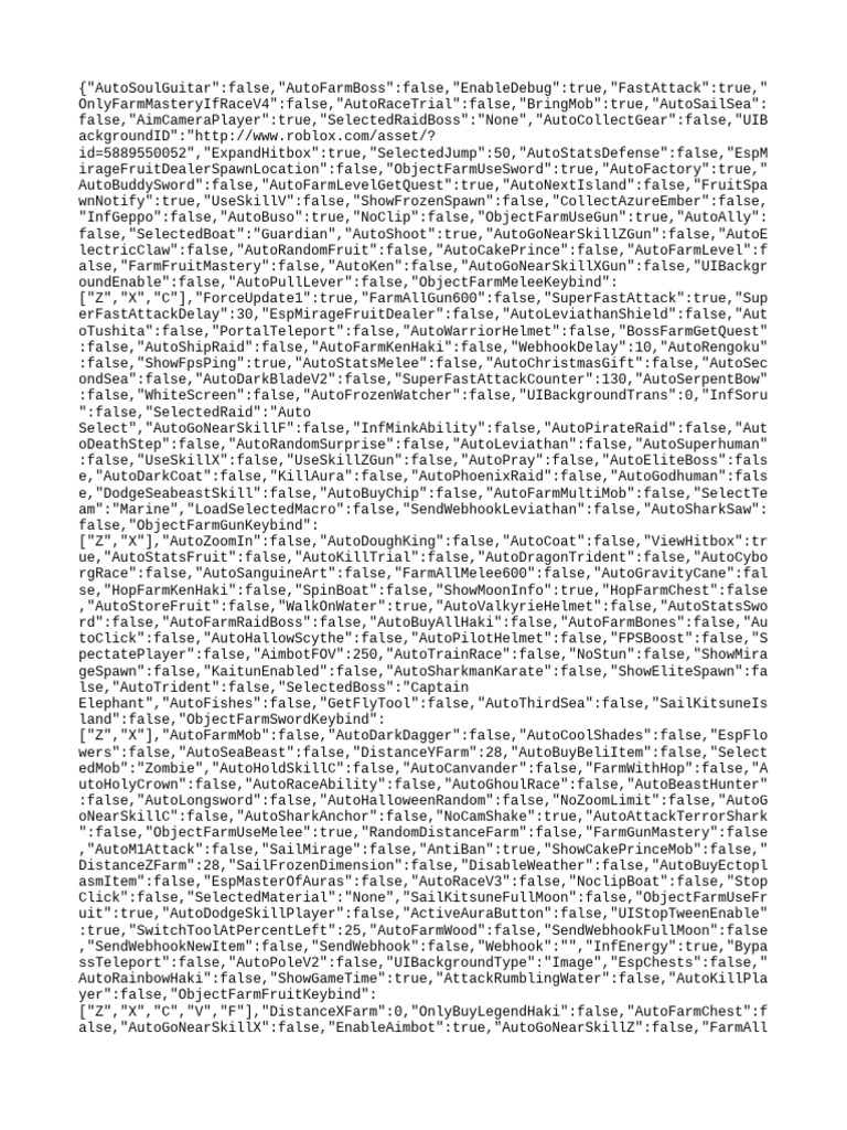 Roblox Script Configuration | PDF | Computers