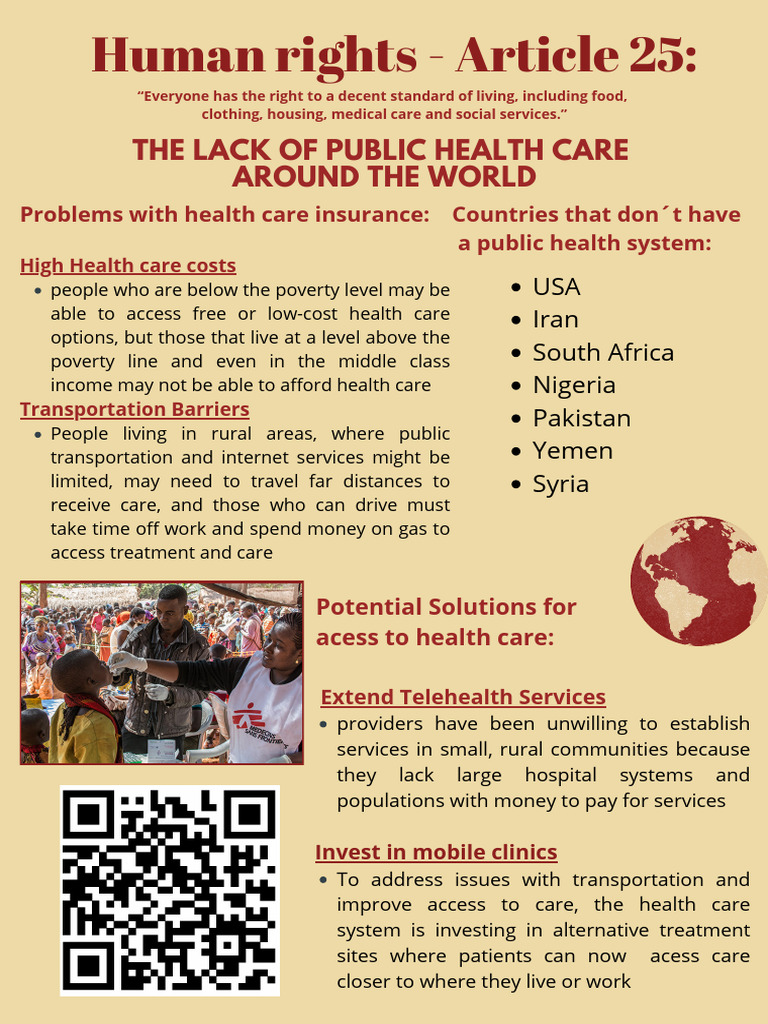 The Lack of Public Health Around The World | PDF | Social Science