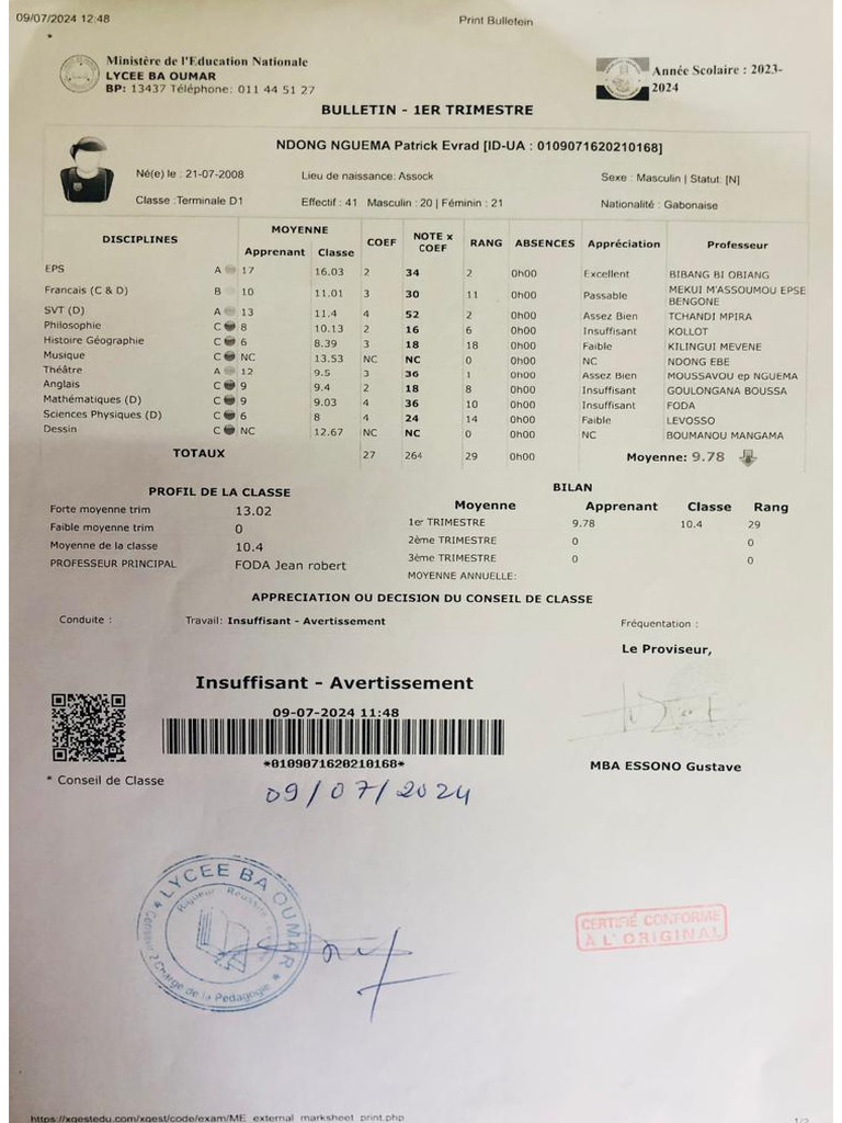 Gen 001 01082024 | PDF