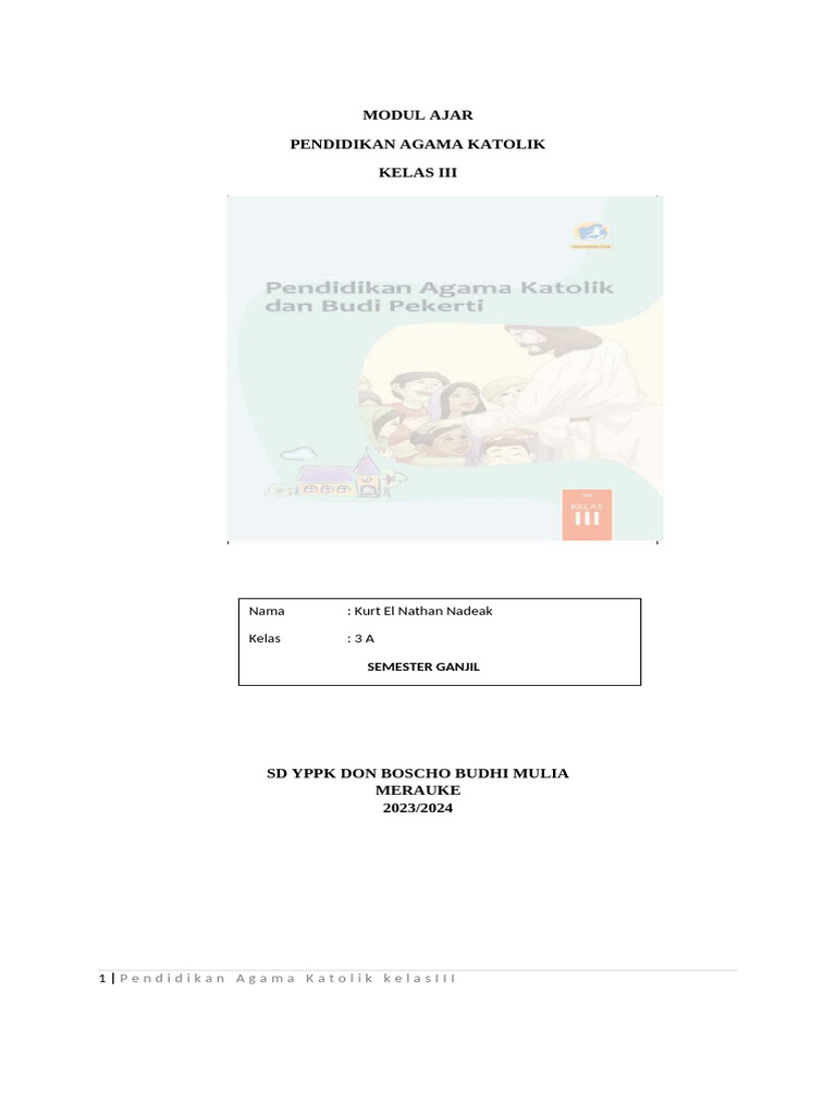 Pend - Agama Katolik | PDF