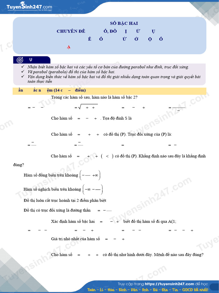 De-Thi-Btvn-Ham-So-Bac-Hai-1673413063 | PDF