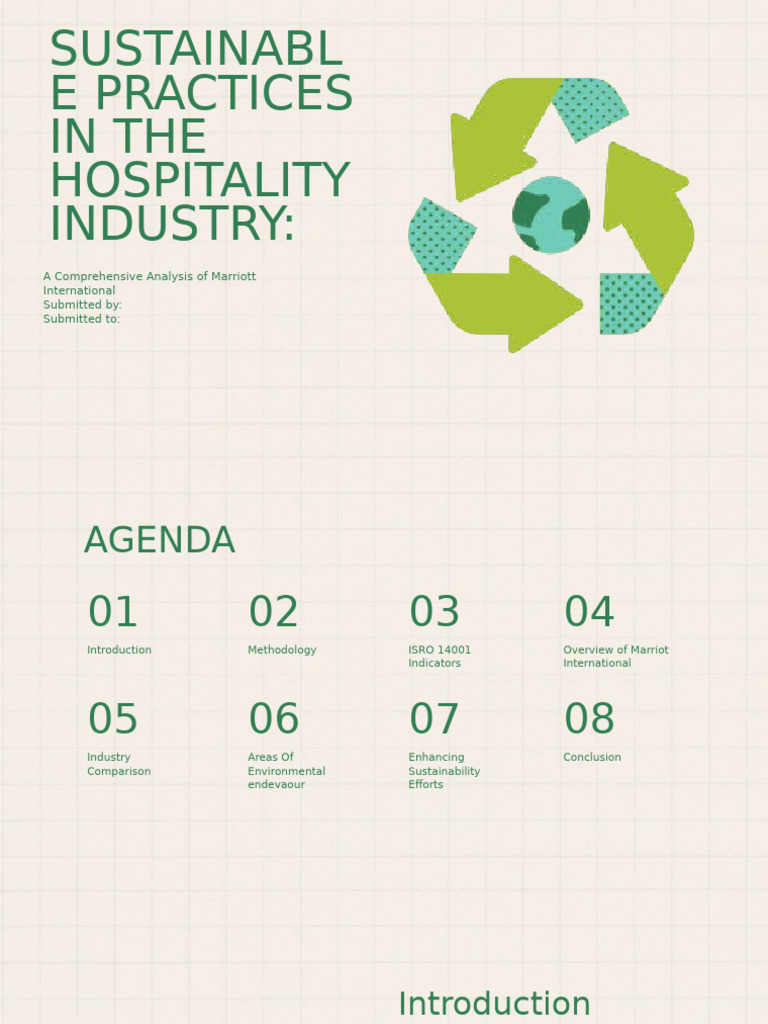 Marriott's Sustainable Hospitality Practices | PDF | Sustainability ...