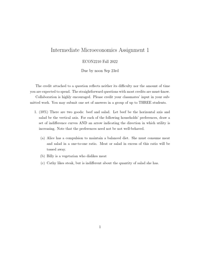 2022F Assignment 1 | PDF | Utility | Voting