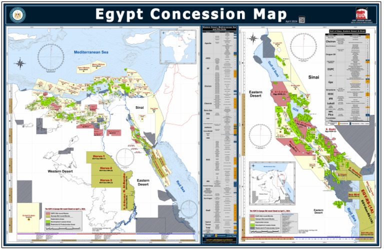 Egypt Concession Map | PDF