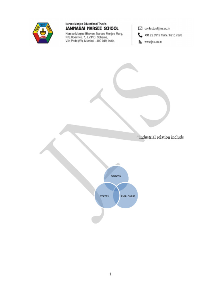 Jns Notes | PDF | Trade Union | Pension
