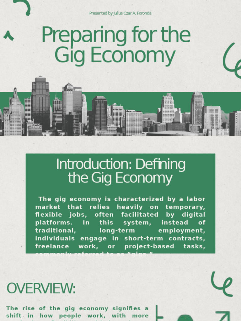 Preparing For Gig Economy | PDF | Employment | Economies
