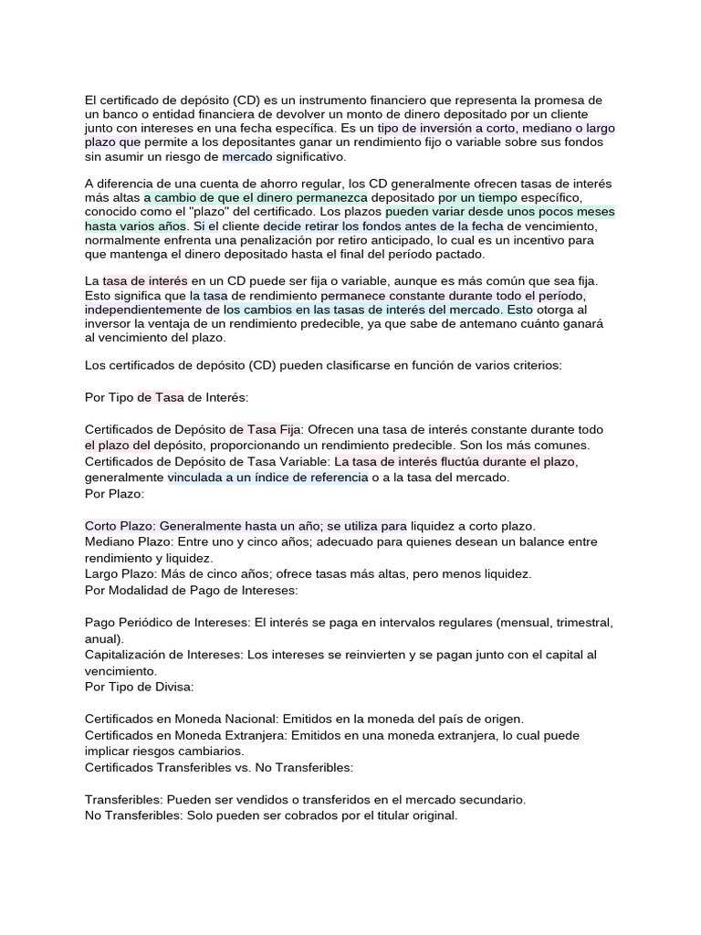 Documento Sin Título | PDF | Interés | Tasas de interés