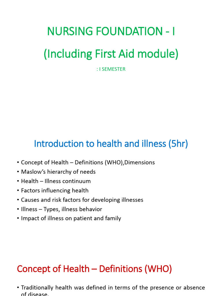 Introduction To Health and Illness | PDF | Social Psychology ...