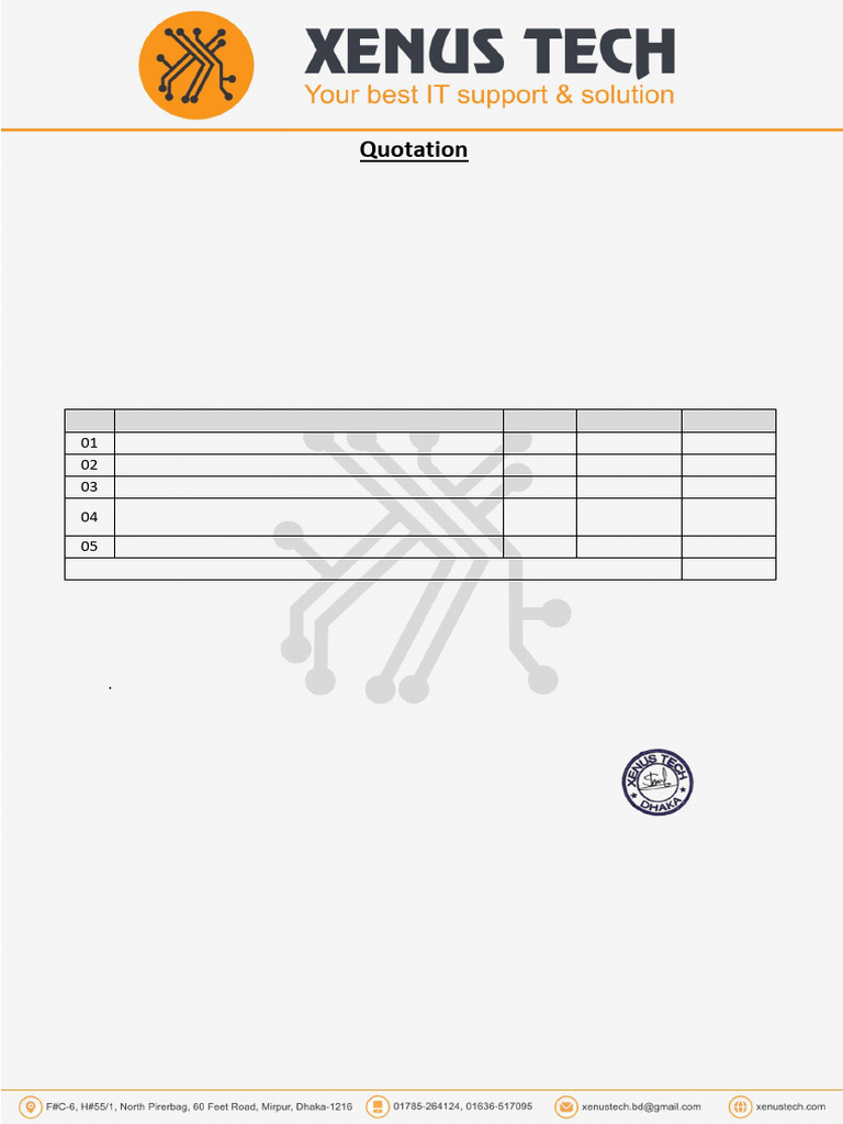Quotation For Prepaid Meter Accessories - 11-11-2024 | PDF