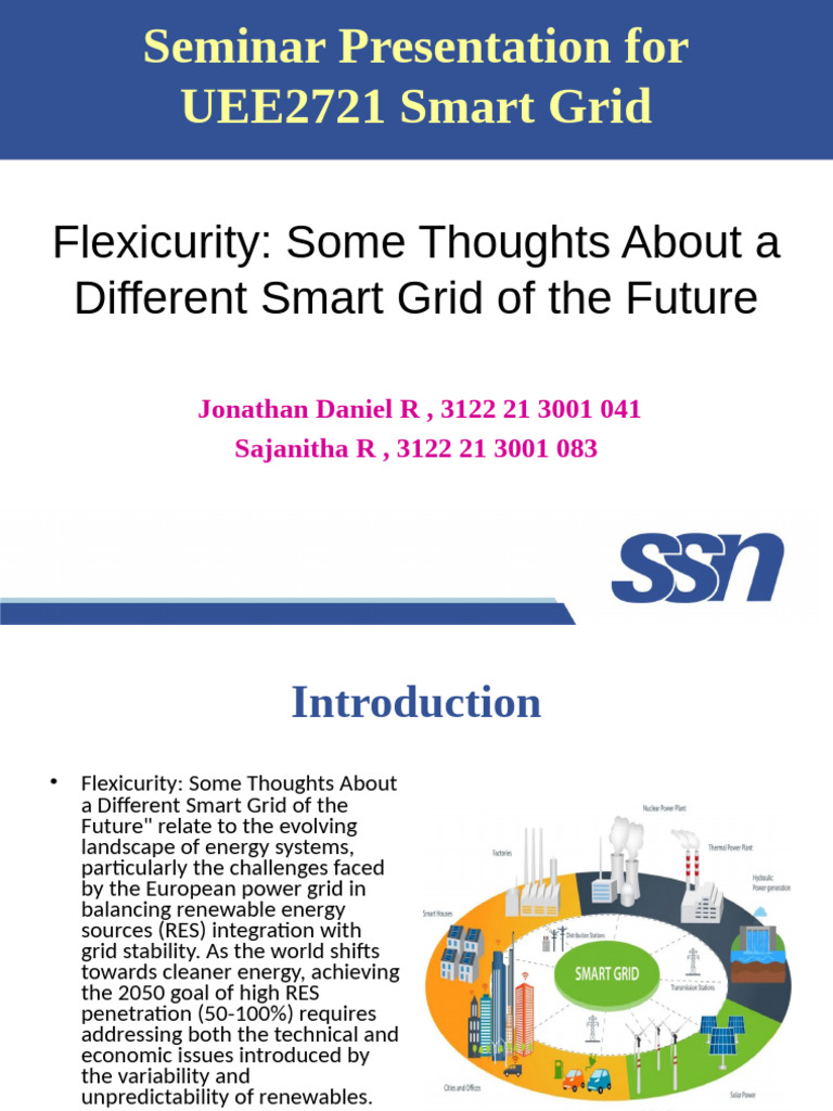SmartGrid Seminar Presentation 41 83 | PDF | Smart Grid | Electrical Grid