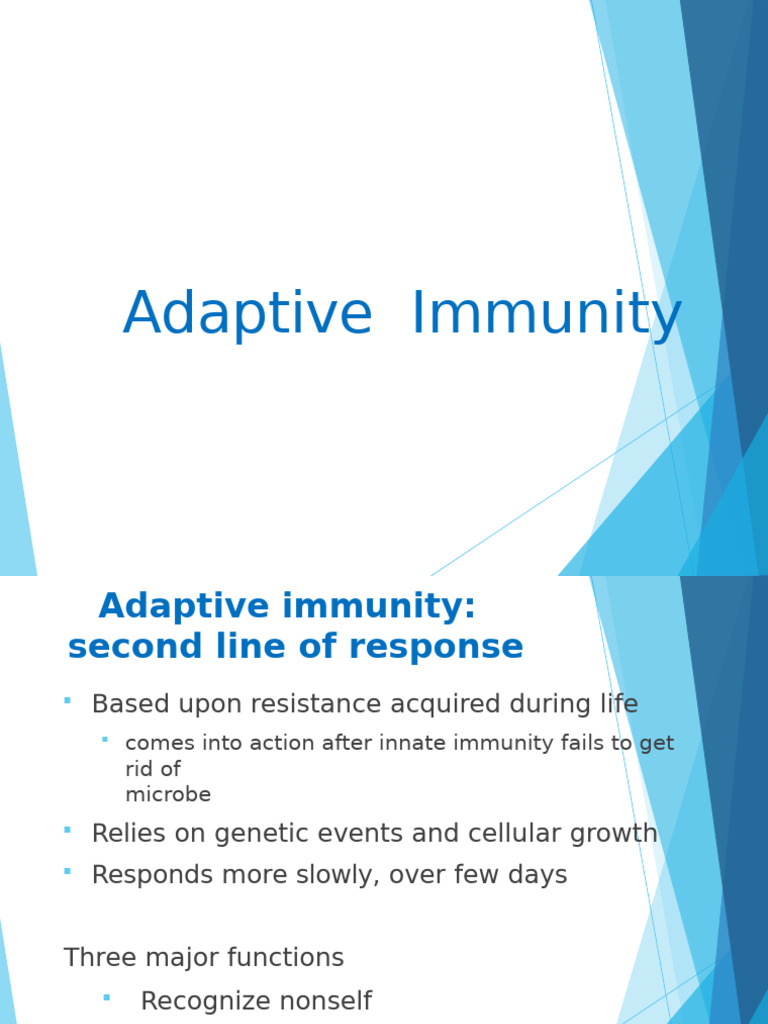 Understanding Adaptive Immunity Mechanisms | PDF | Immune System | T ...