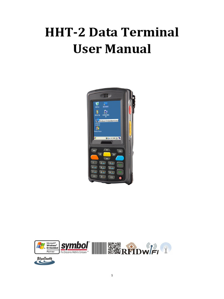 CHAINWAY C2000 HHT-2 User Manual | PDF | Microsoft Windows | Windows Vista