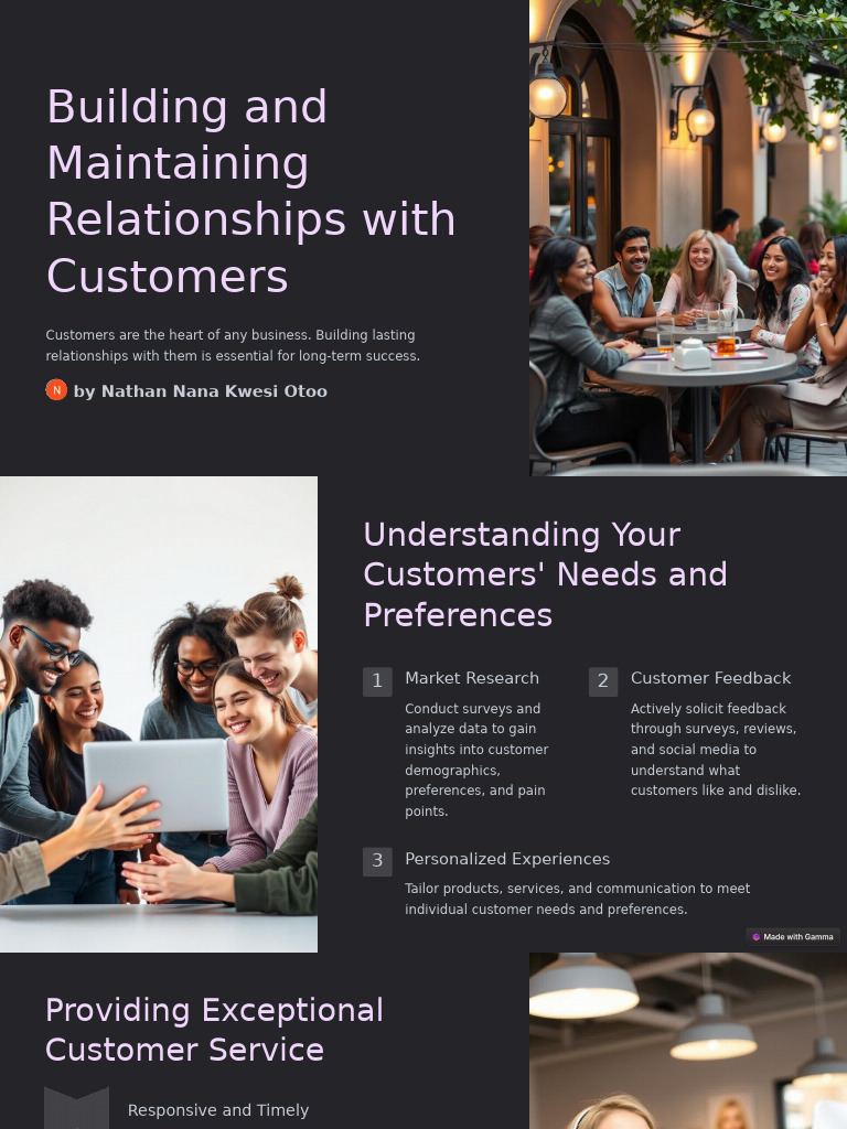 Maintaining Strong Customer Relationships | PDF | Brand | Social Media