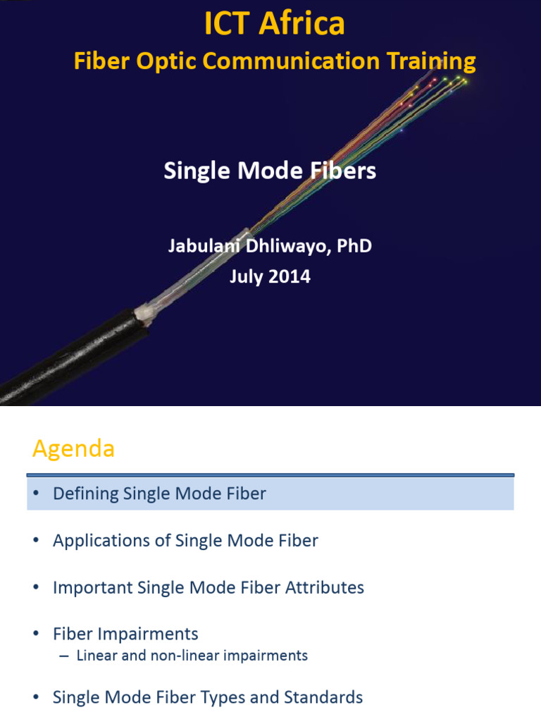 4 Single-Mode-Fiber | PDF | Dispersion (Optics) | Optical Fiber