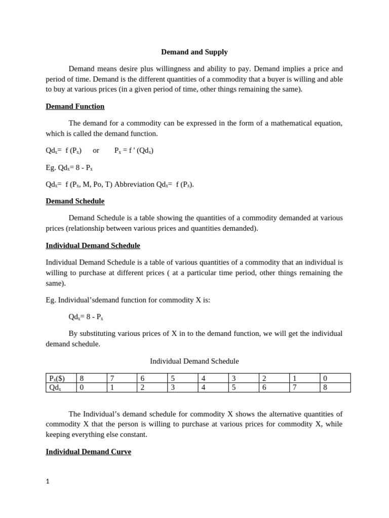 Chapter 2 Demand and Suppbbbly | PDF | Demand | Demand Curve