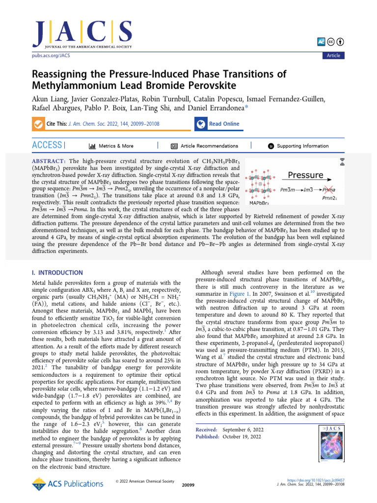Perovskite Phase Transitions Study | PDF | X Ray Crystallography | Crystal Structure