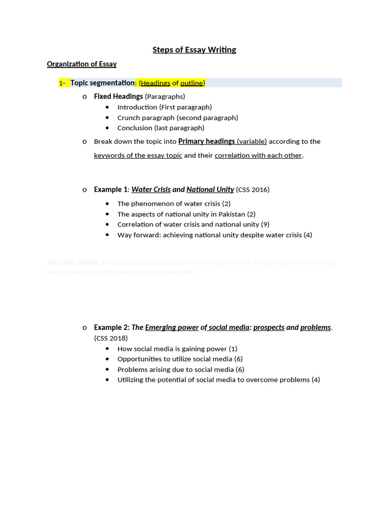Essay Writing Steps and Structure Guide | PDF | Essays