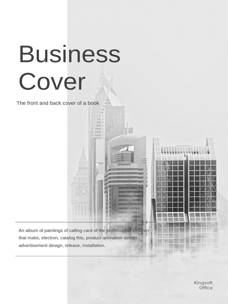 Fashion Business Cover-WPS Office | PDF