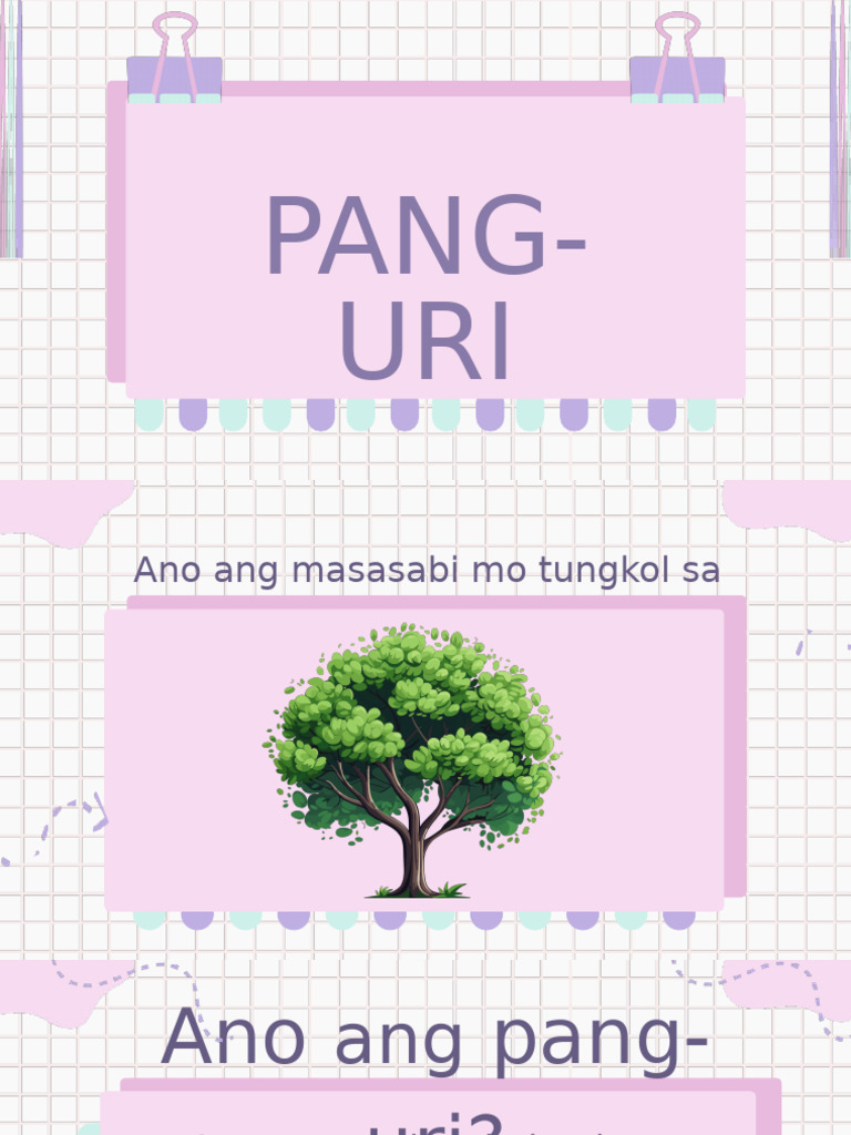 Pang-Uri Presentation | PDF