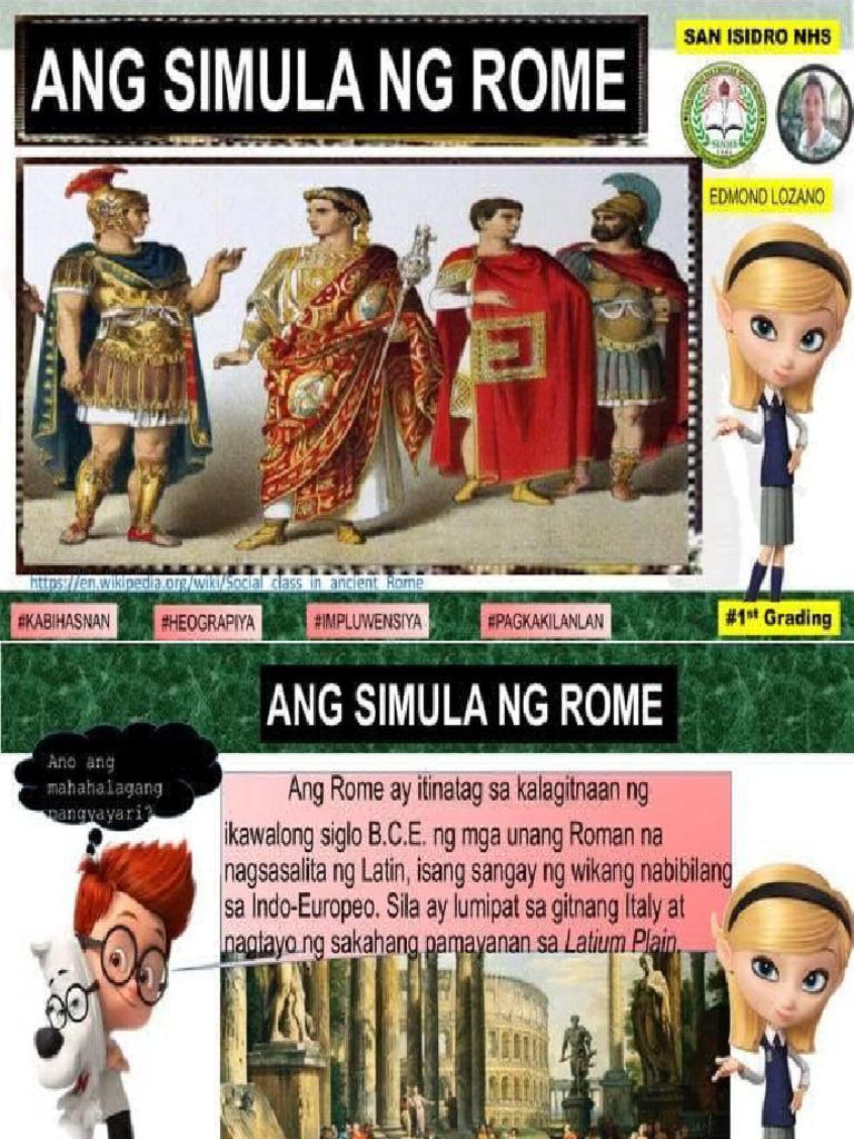 Ang Simula NG Rome | PDF