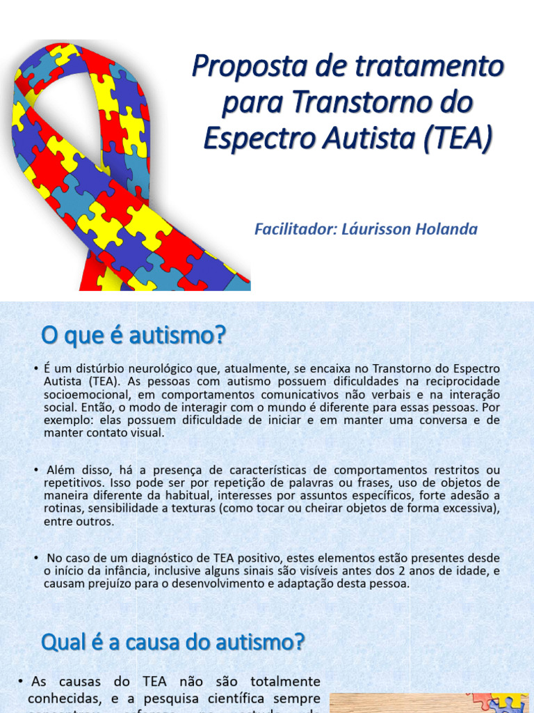 Palestra Magnetismo Autismo - CEMEPE | PDF | Espectro do autismo | Transtorno de déficit de ...