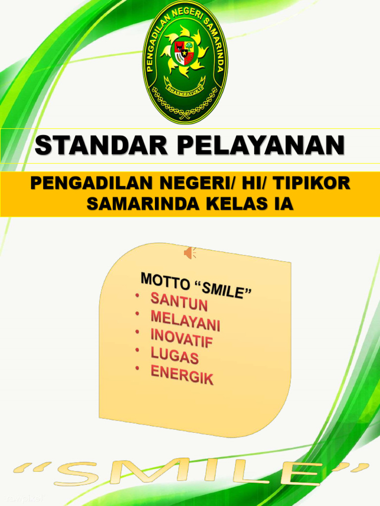 Standar Pelayanan | PDF