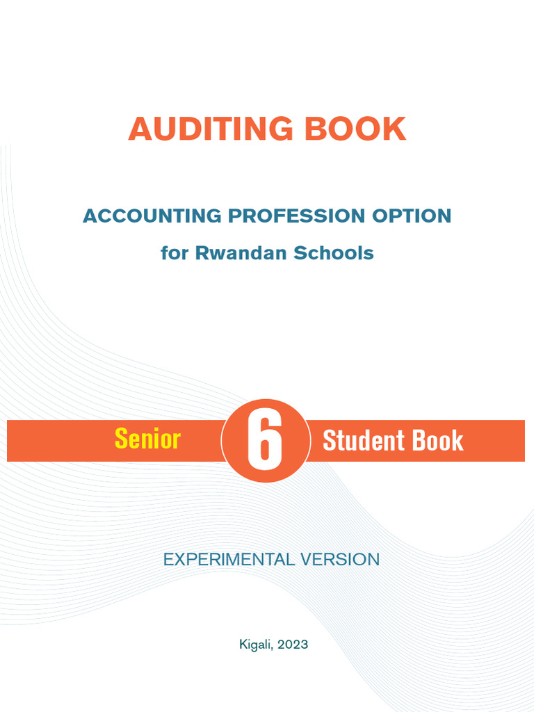 Auditing S6 Student Book | PDF | Audit | Auditor's Report