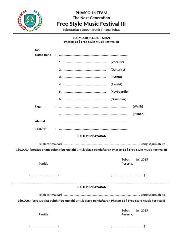 Formulir, Ketum, Ketus | PDF