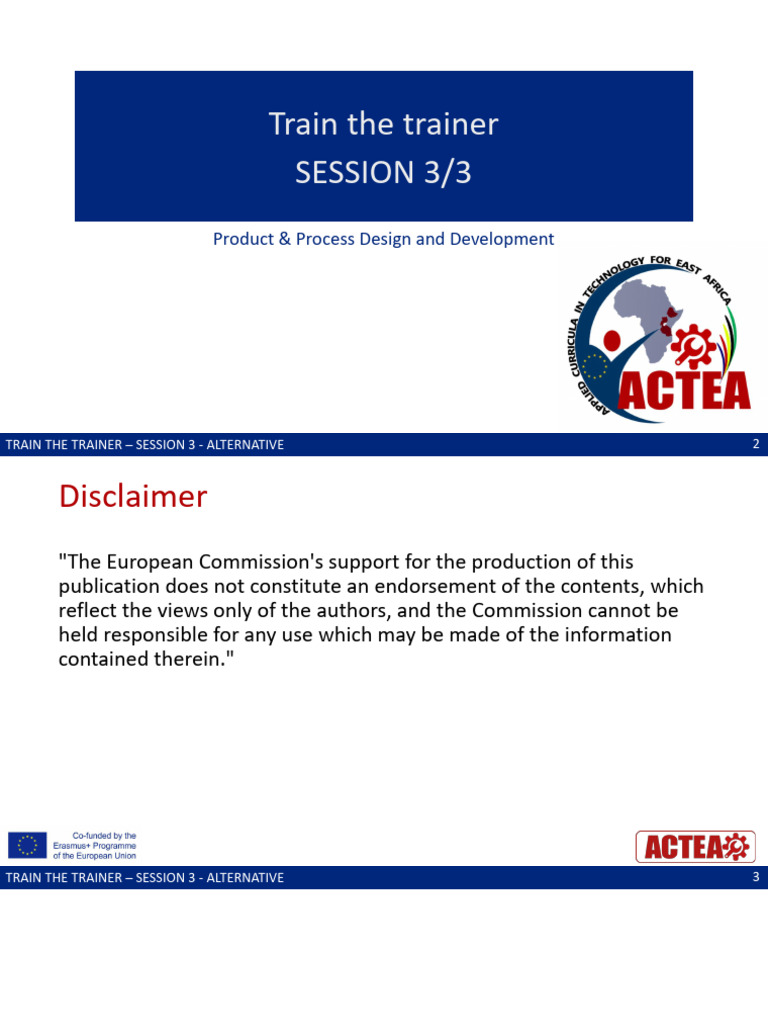 Actea-M1c1-Training-Session3-Alternative Way | PDF