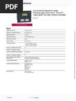 Datasheet - Easergy P5 Protection Relays - P5F30 | PDF ...