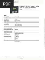 PowerLogic P3U20 Universal Protection Relay | PDF | Ac Power | Power Supply