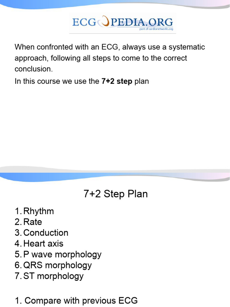 ECGpedia - ECG Presentation | PDF | Electrocardiography | Heart