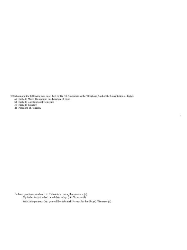 Mock Test 3 | PDF