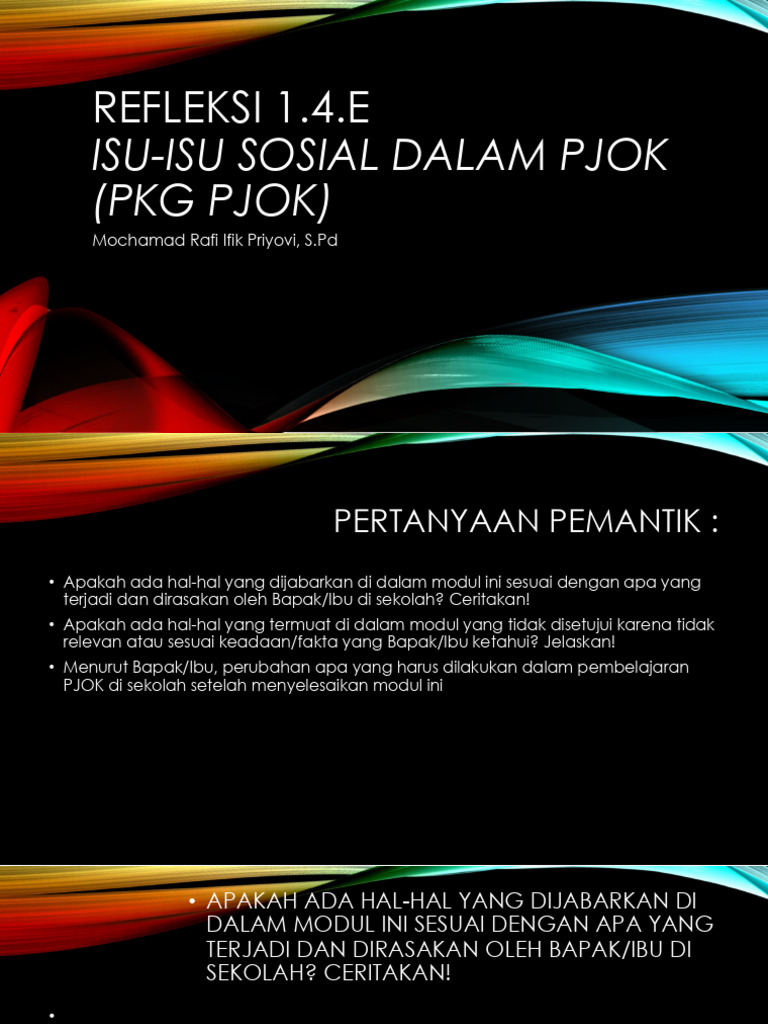 Modul Refleksi 1.4.e | PDF